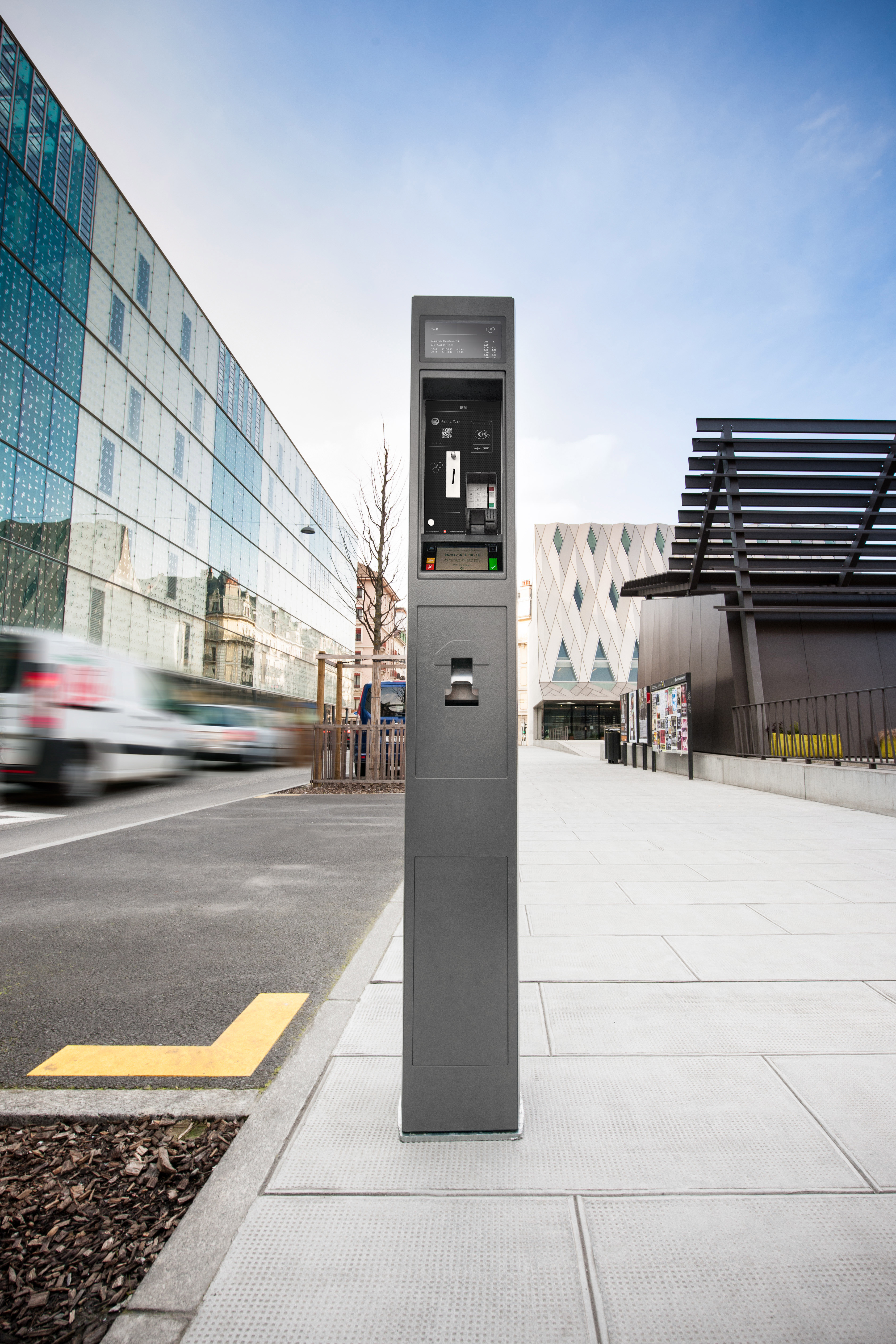 PrestoInteractif : Intelligente Parkuhr touch screen - IEM